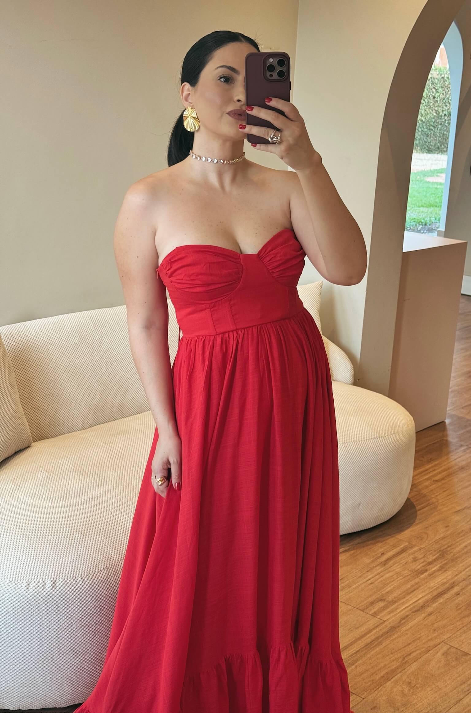 Vestido Lívia- Vermelho — Moriah Store