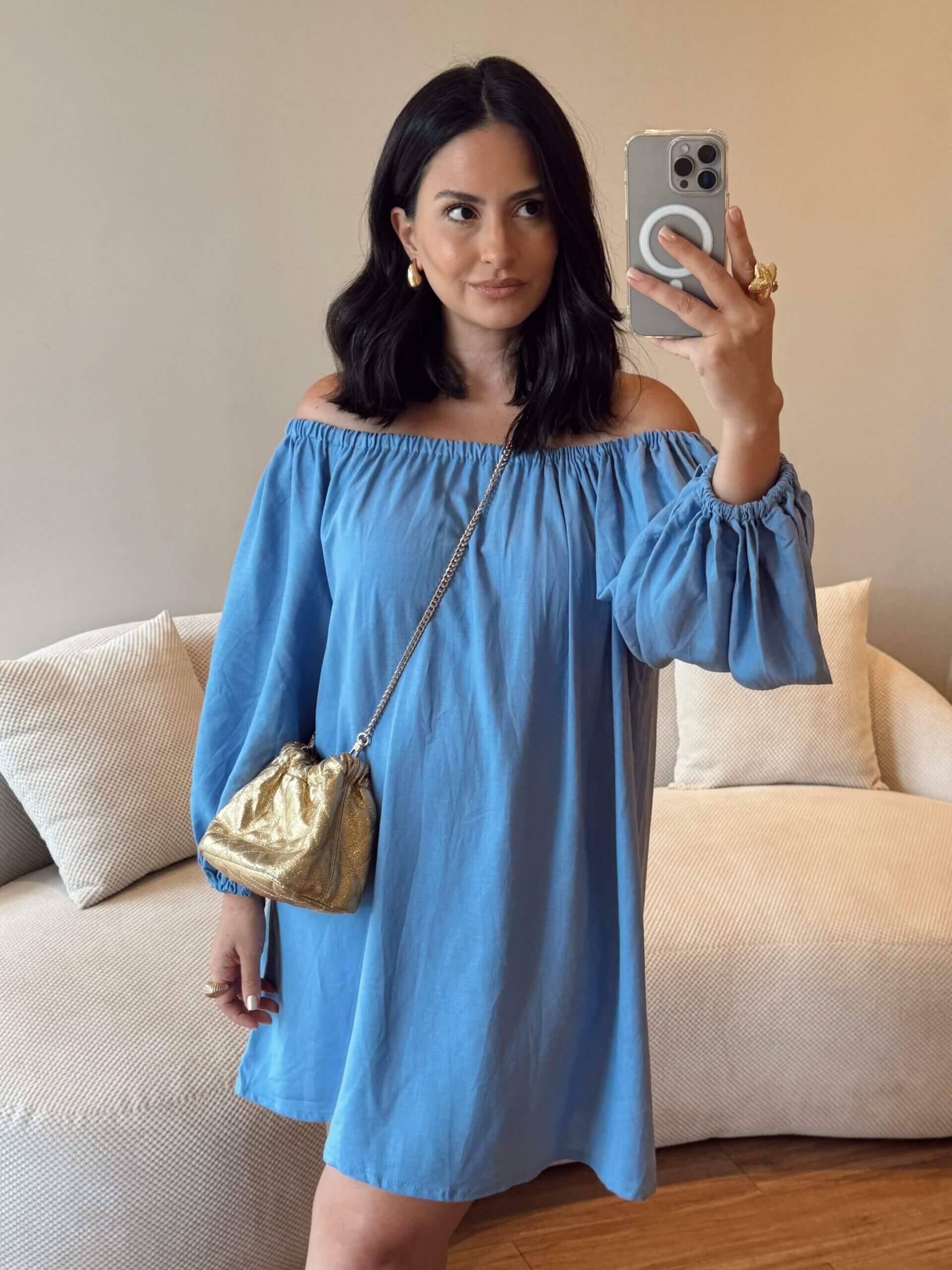 Vestido Virginia - Azul Claro — Moriah Store